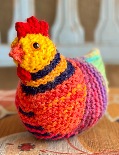 Knit - Emotional Support Chicken® Jr. Pattern – The Knitting Tree, L.A.