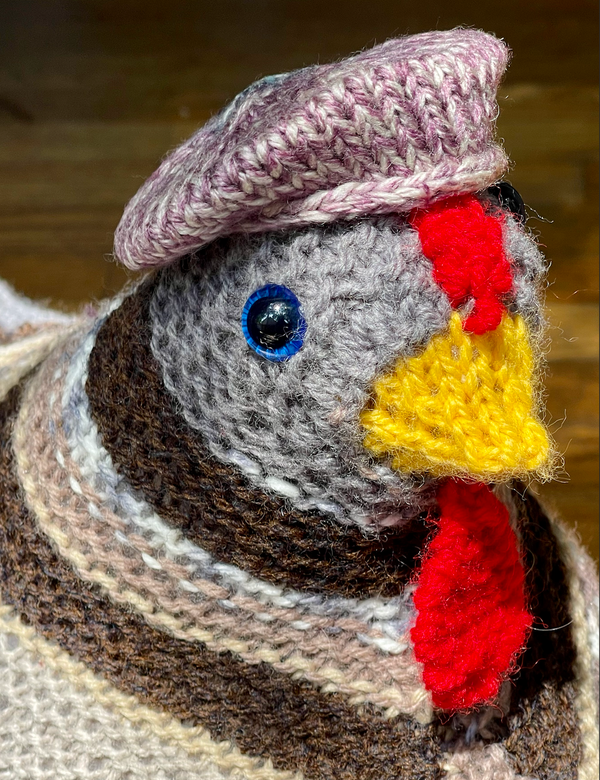 Knit Emotional Support Chicken Accessories Pattern #1 – The Knitting ...