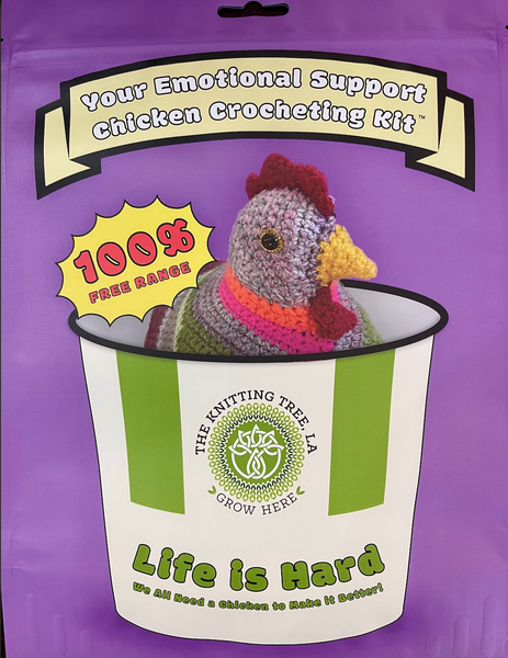 Crochet - Emotional Support Chicken® Kit – The Knitting Tree, L.A.