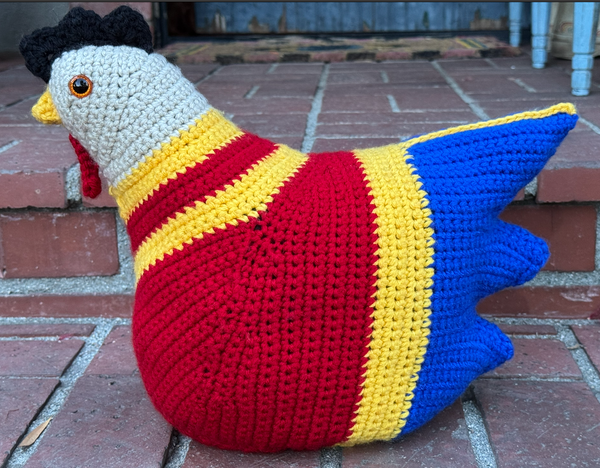 Crochet - Emotional Support Chicken Pattern – The Knitting Tree, L.A.