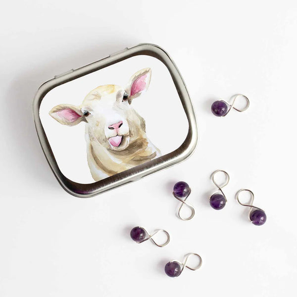 Twice Sheared Sheeo- Sassy Sheep Tin Storage – The Knitting Tree, L.A.