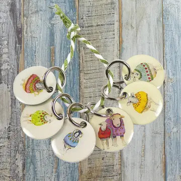 Emma Ball - Sheep in Sweaters Stitch Markers (Set of 6) – The Knitting ...
