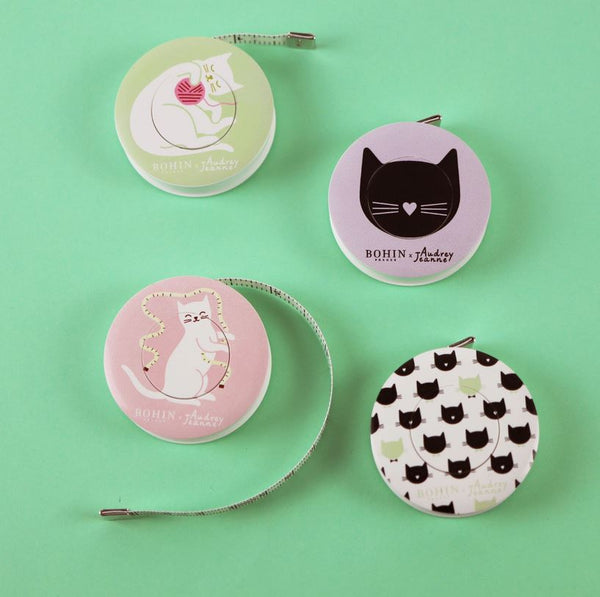 Bohin Audrey Cat Tape Measures – The Knitting Tree, L.A.